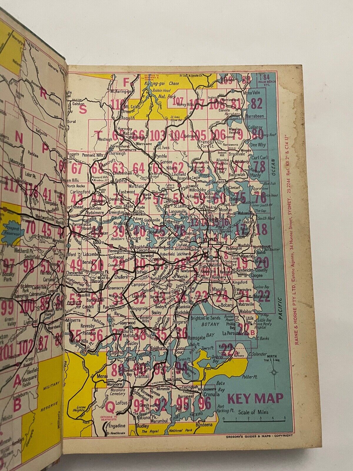 Vintage Gregorys Sydney Street Directory Second Centenary edition – Northam Secondhand