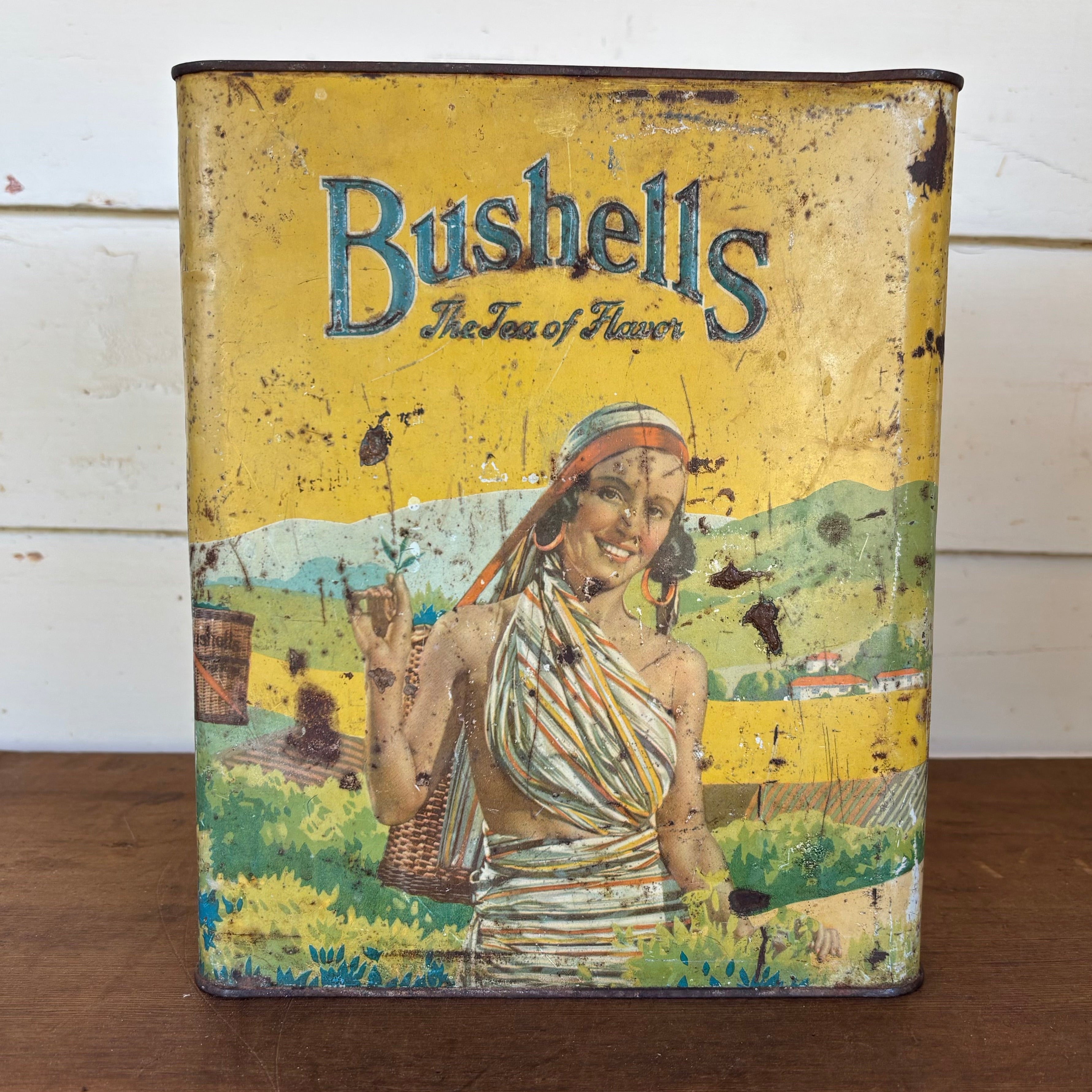 Bushells – “The Tea of Flavor” Tea Tin – Northam Secondhand